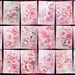 Pastel Pink Floral Digital Paper - Blush Rose Watercolor Scrapbook ...