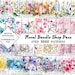 Lifetime Entire Floral Shop Bundle, 5000+ Clipart, PNG, Junk Journal ...