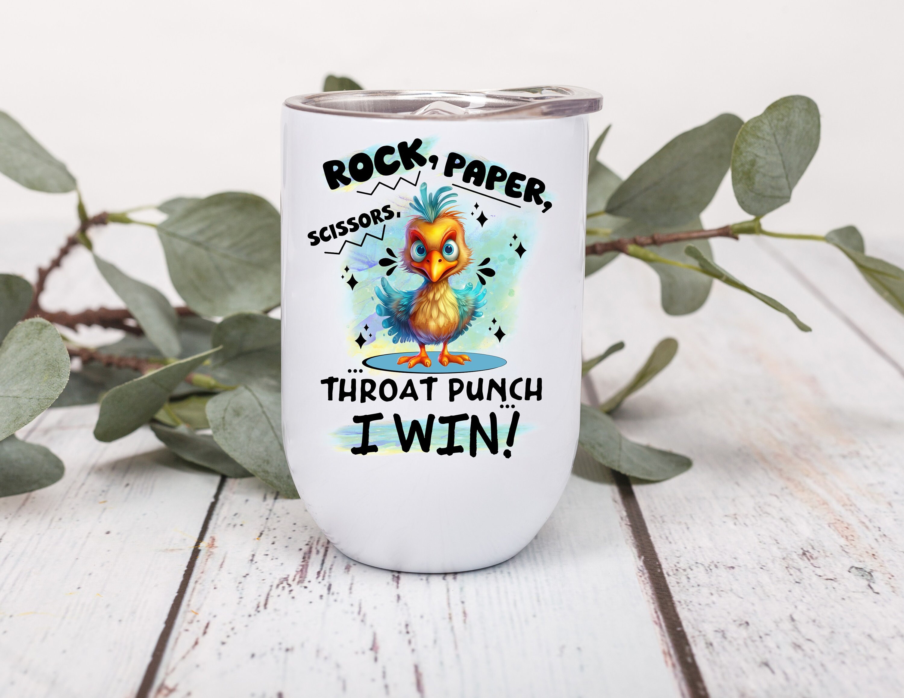 Rock Paper Scissors I Win PNG, Sublimation Silly Chicken PNG, Funny ...