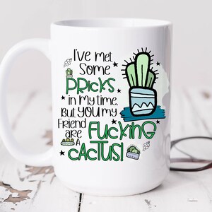 Funny Cactus PNG, I've Met Some Pricks, Sublimation Digital File ...
