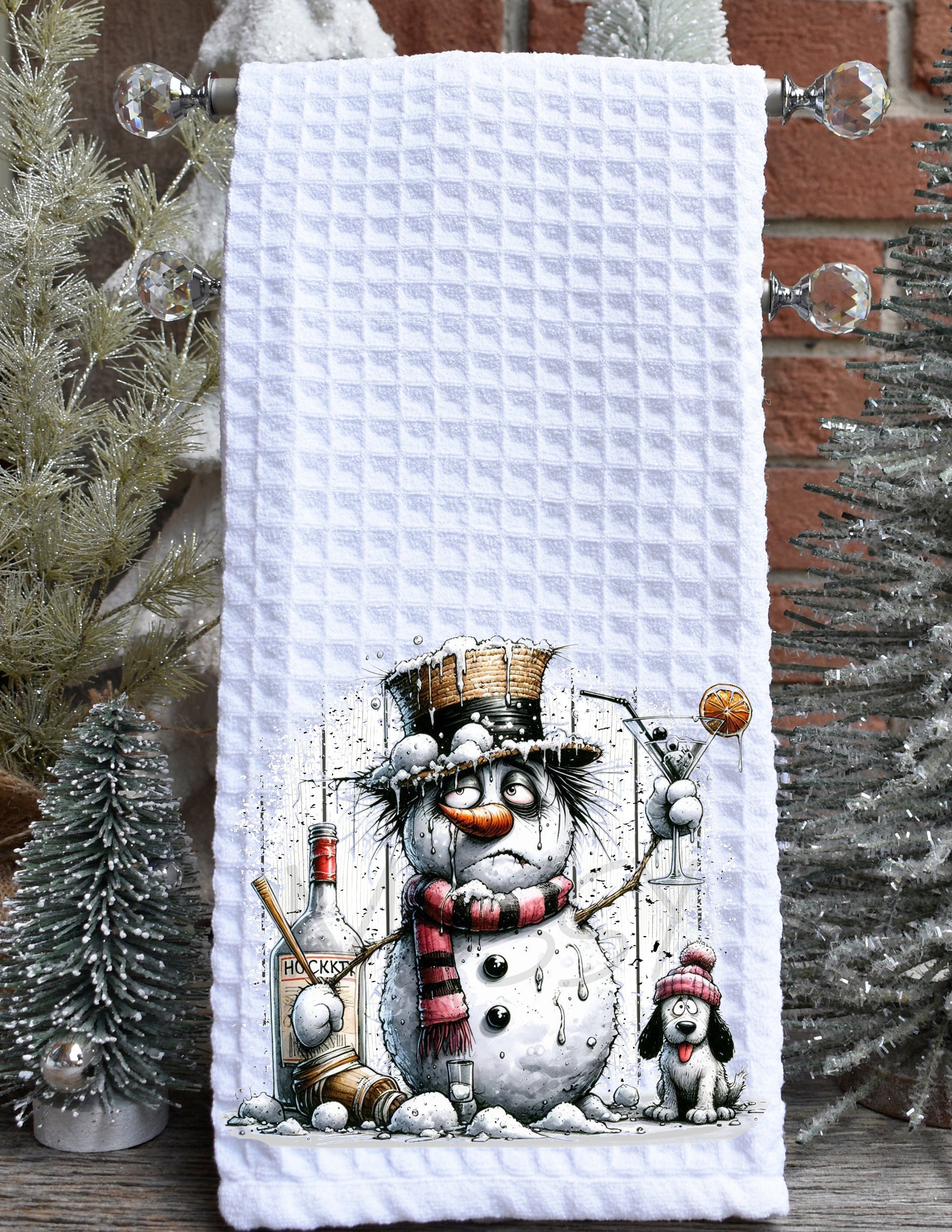 Cheers Snowman PNG, Sublimation Design, Messy Snowman, Grunge, Dark ...