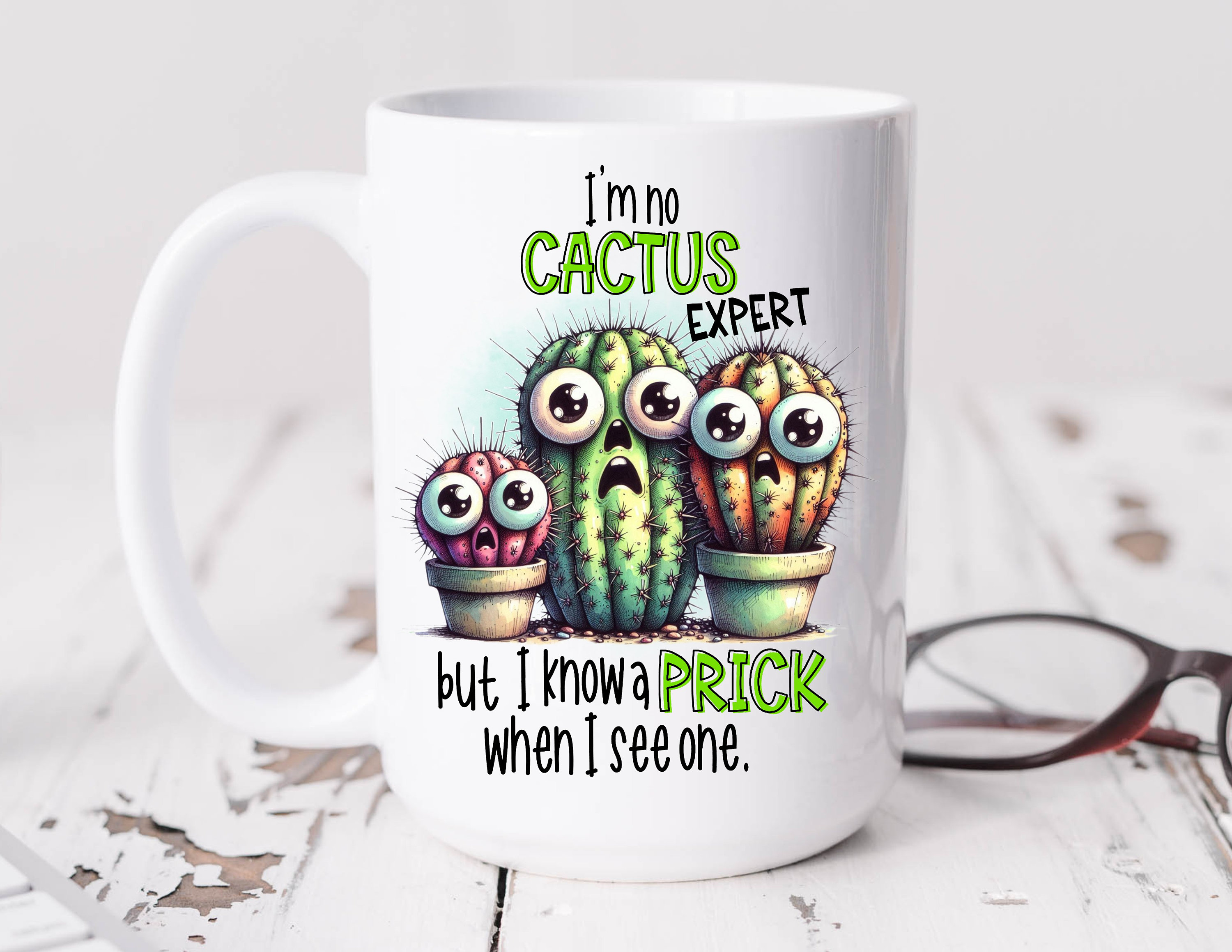 I'm No Cactus Expert PNG, Sublimation Design, Cute Cactus Watercolor ...