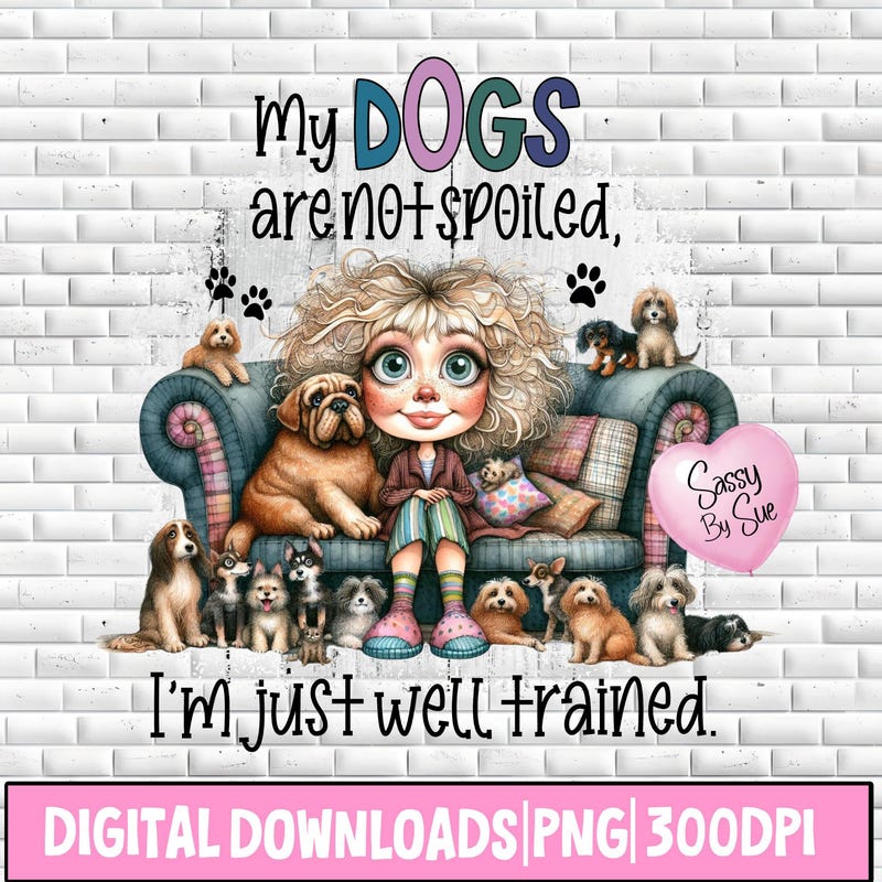 Crazy Dog Lady - Etsy