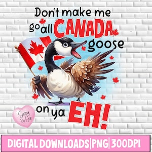 Funny Canada Canadian PNG, Canada Day PNG, Sublimation Design, Angry ...