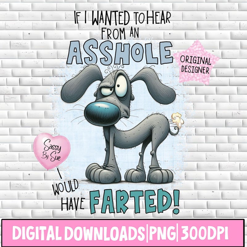Cartoon Dog Farting - Etsy