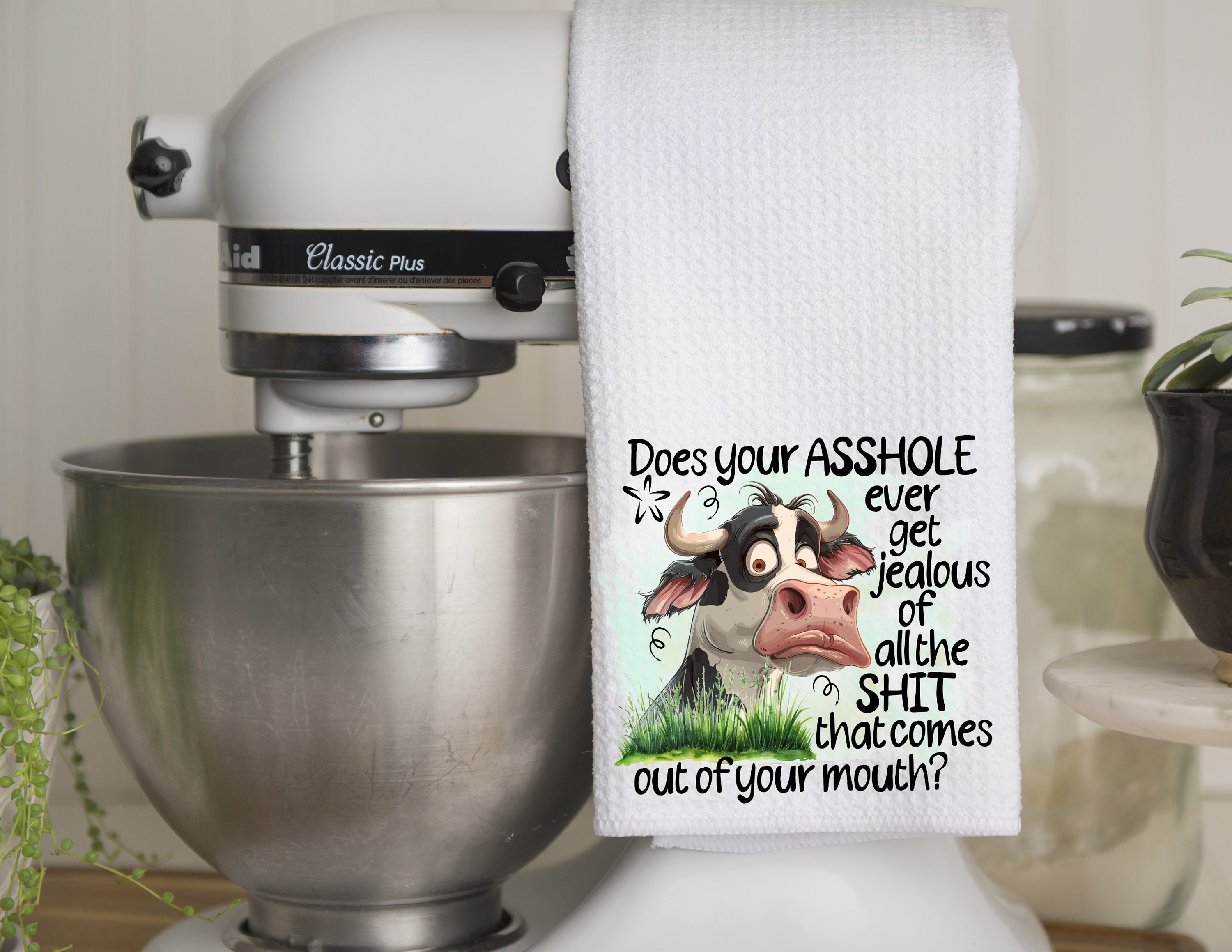 Does Your Asshole Ever Get Jealous PNG, Funny Cow Sublimation Download ...