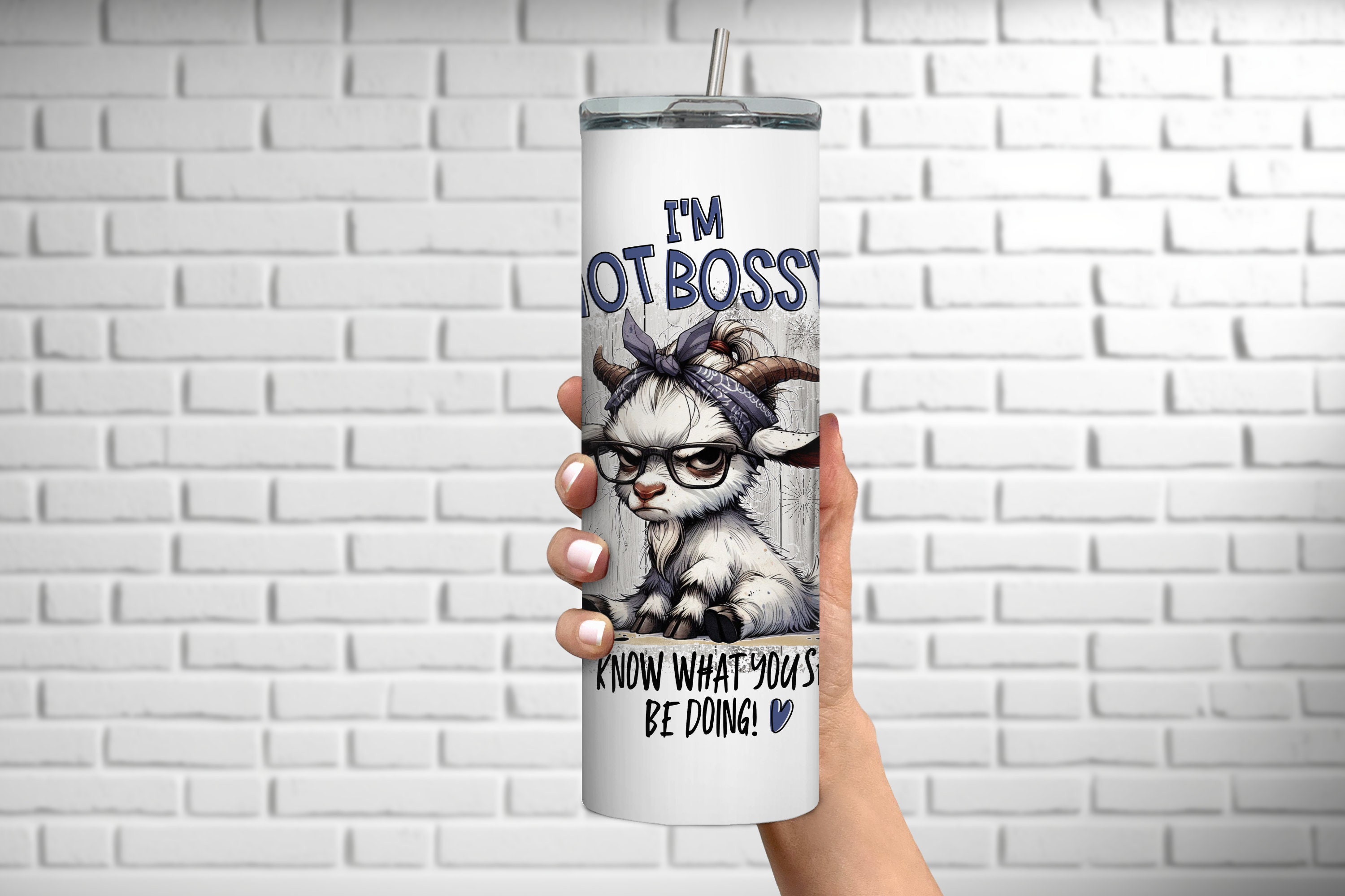 I'm Not Bossy PNG, Sublimation Design, Sarcastic Quote, Mad Watercolor ...