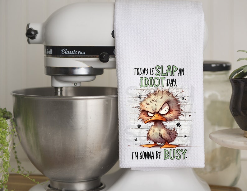 Today is Slap an Idiot Day PNG, Sublimation Design, Angry Duck, Funny ...