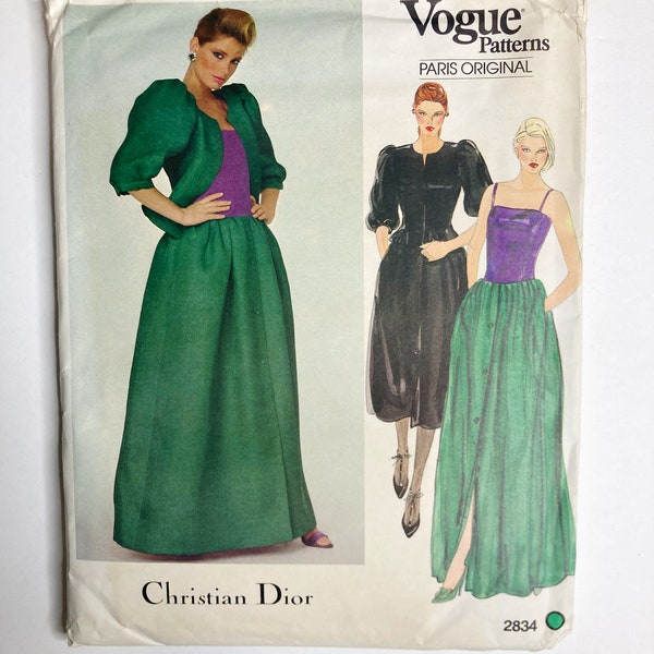 Vogue Christian Dior Patterns - Etsy