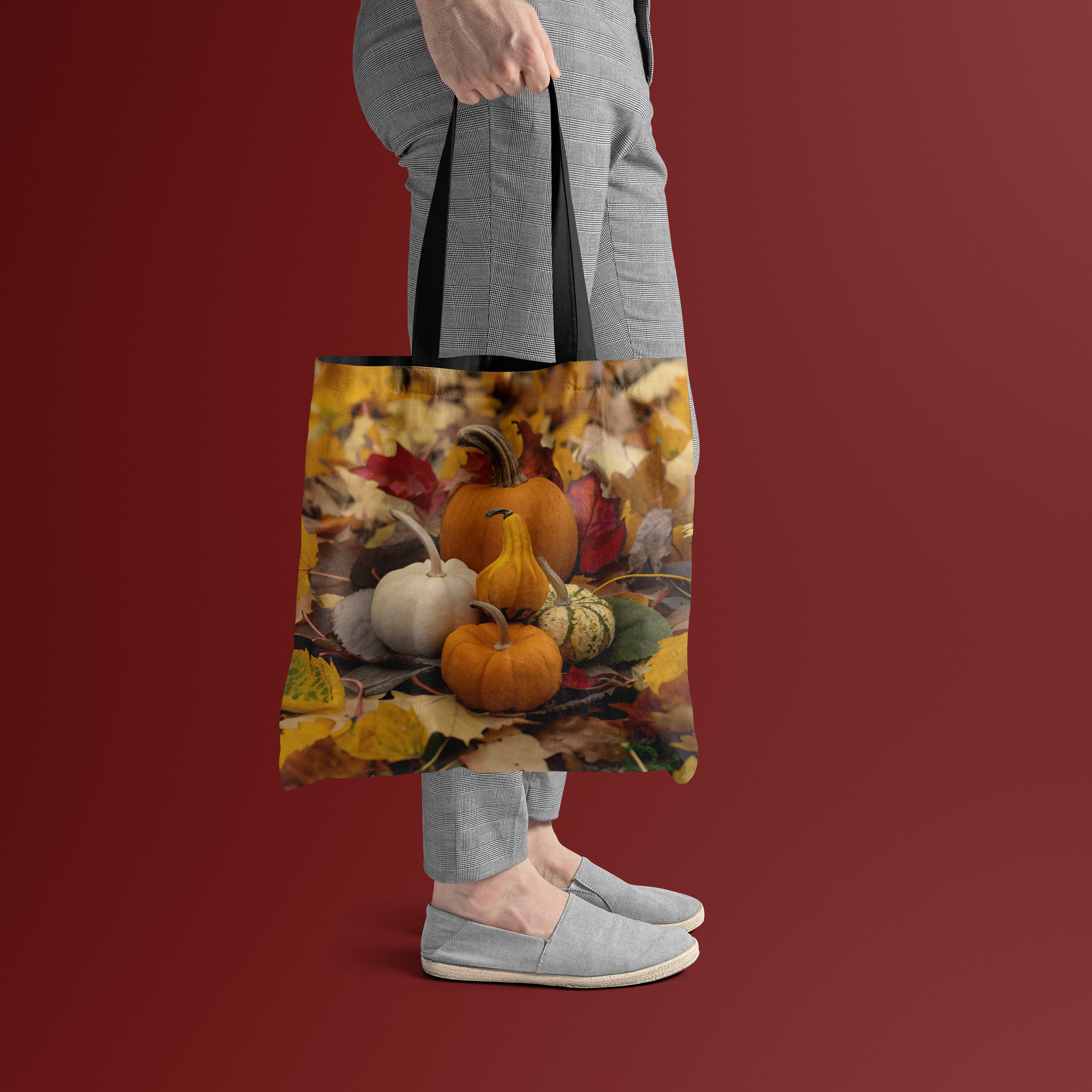 Autumn Tote Bag Pumpkin Tote Bag Gift for Her Unique Tote - Etsy