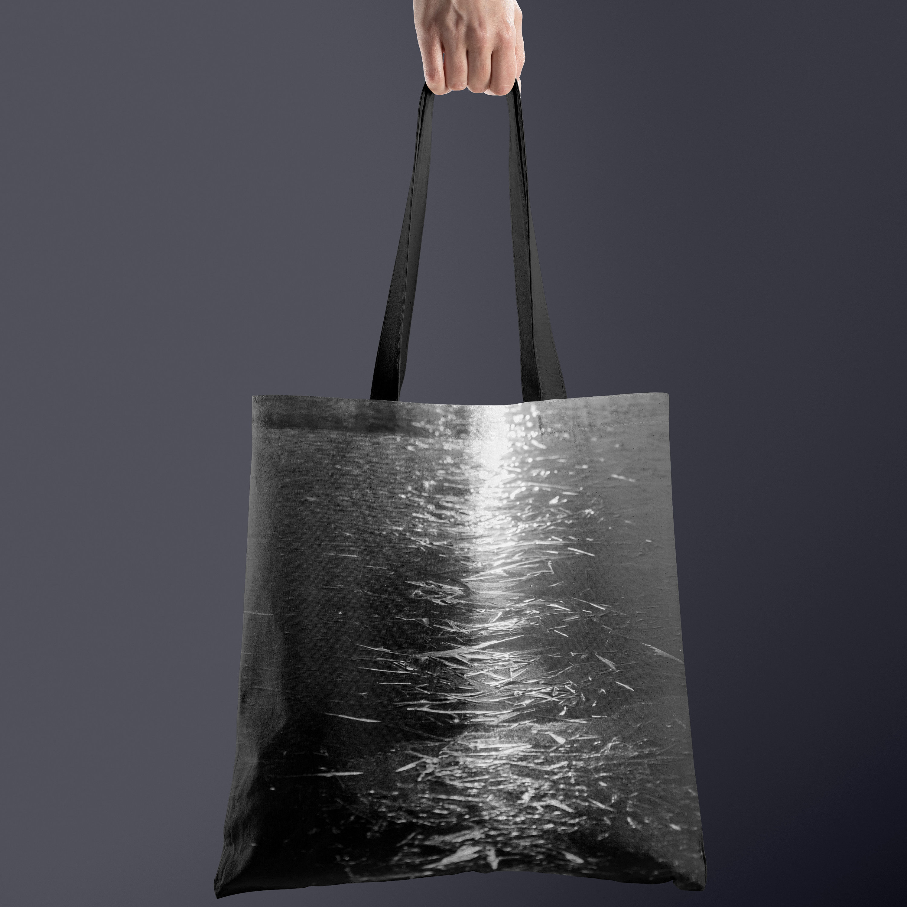 Black and White Tote Bag Minimalist Tote Unique Tote - Etsy