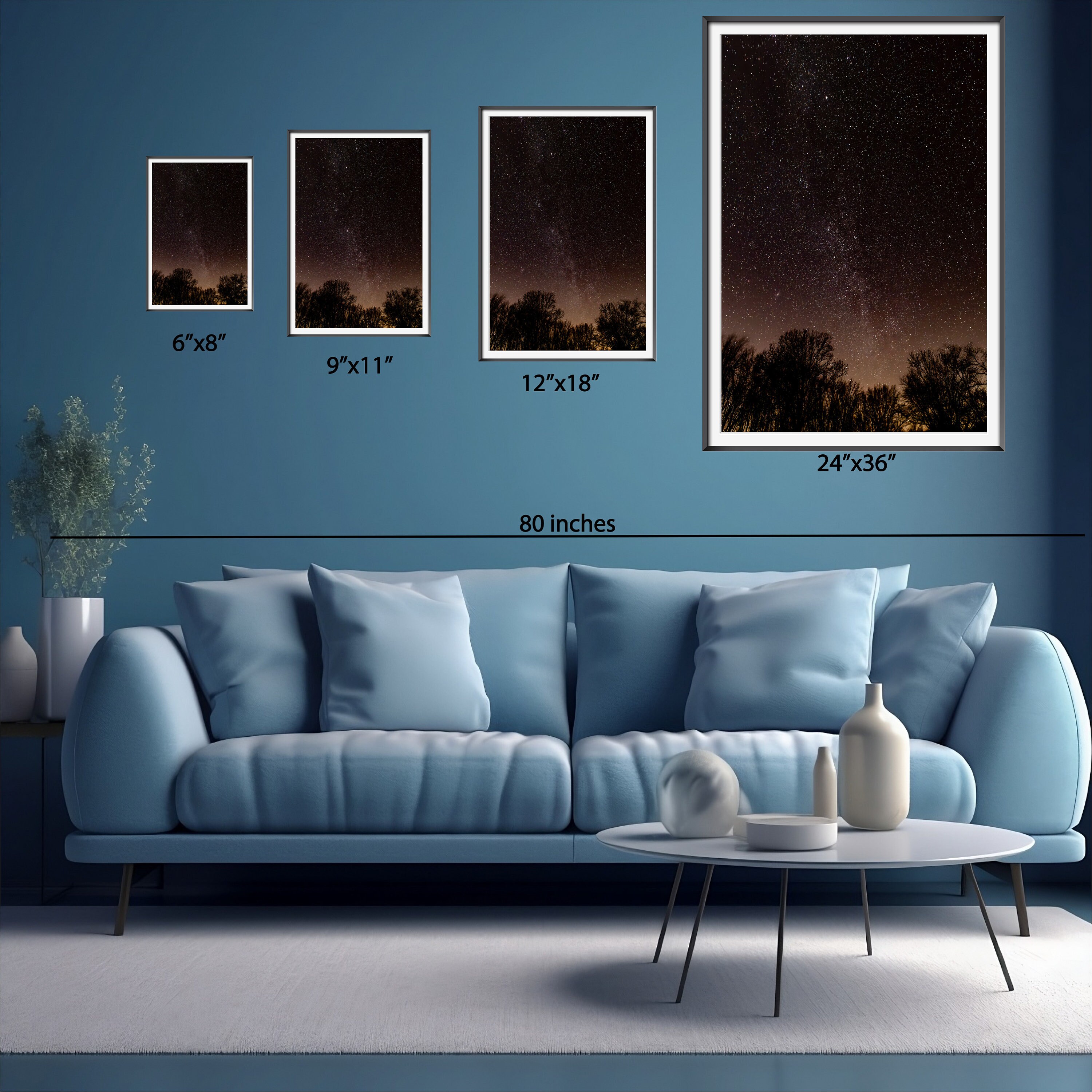 Night Sky Poster | Astro Wall Art - Etsy