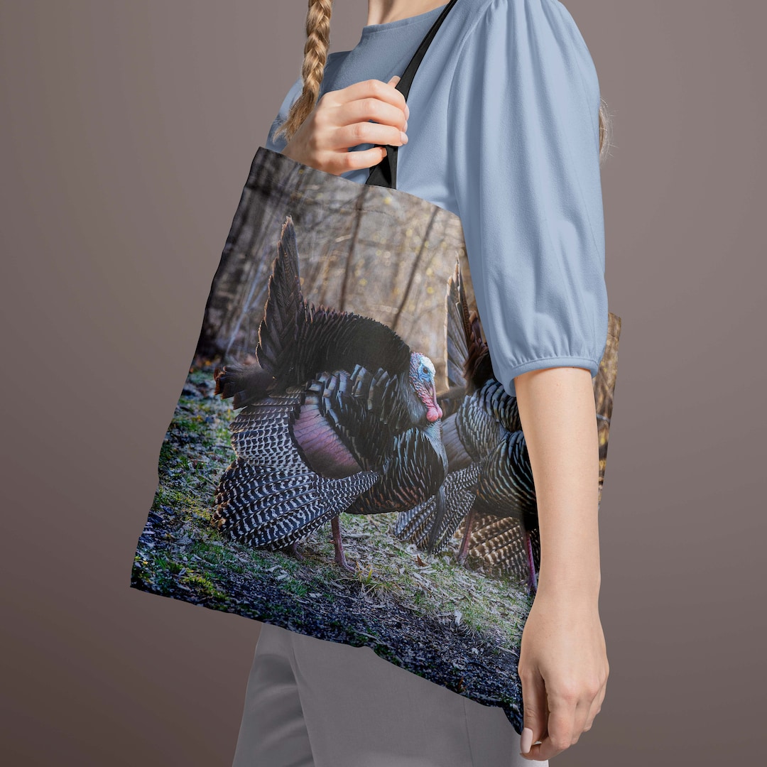 Animal Tote Bag Nature Themed Tote Turkey Tote Unique Bag - Etsy