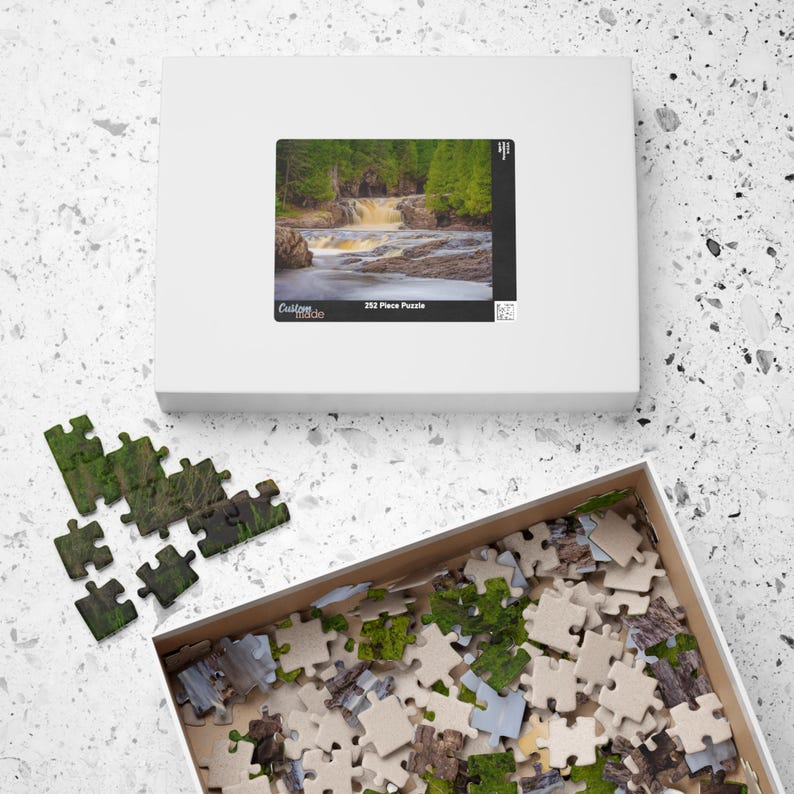 Waterfall Puzzle Nature Jigsaw Puzzle Puzzle for Adults - Etsy