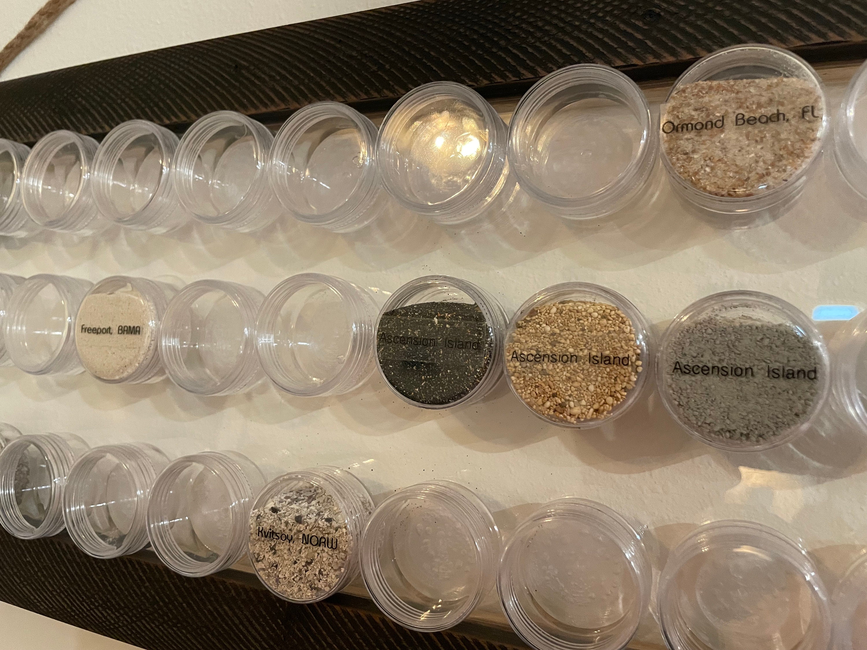 Large Beach Sand Collection Display - Etsy