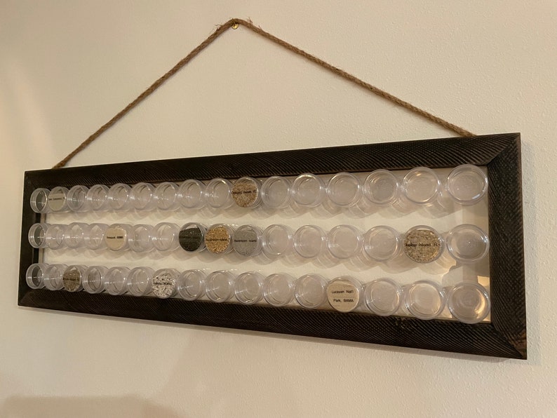 Large Beach Sand Collection Display - Etsy