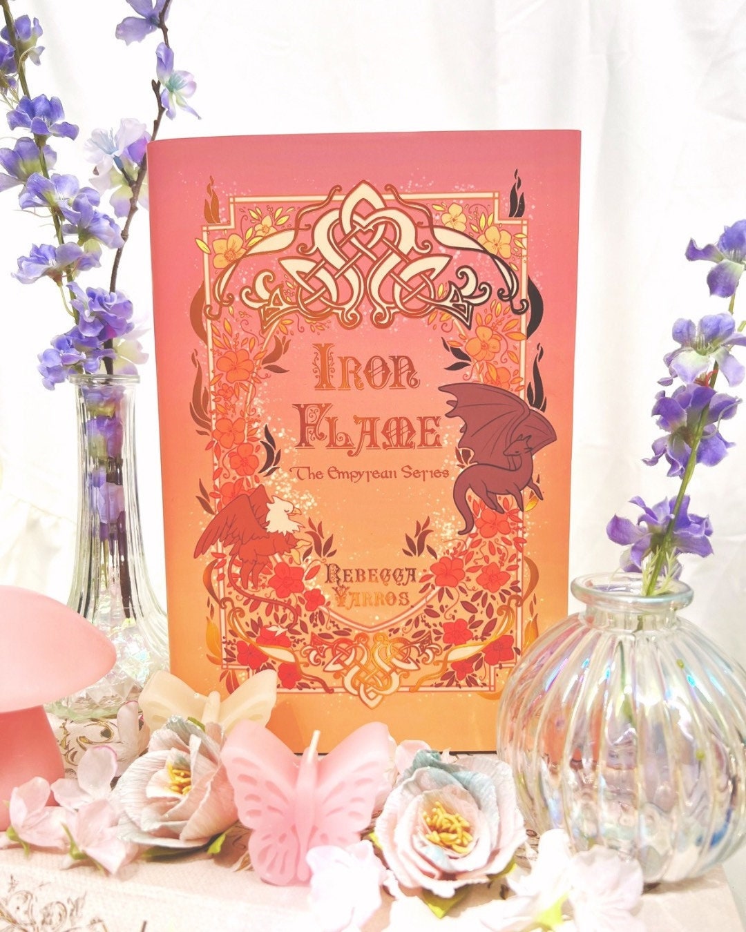 Iron Flame Copper Foil Dust Jacket - Etsy