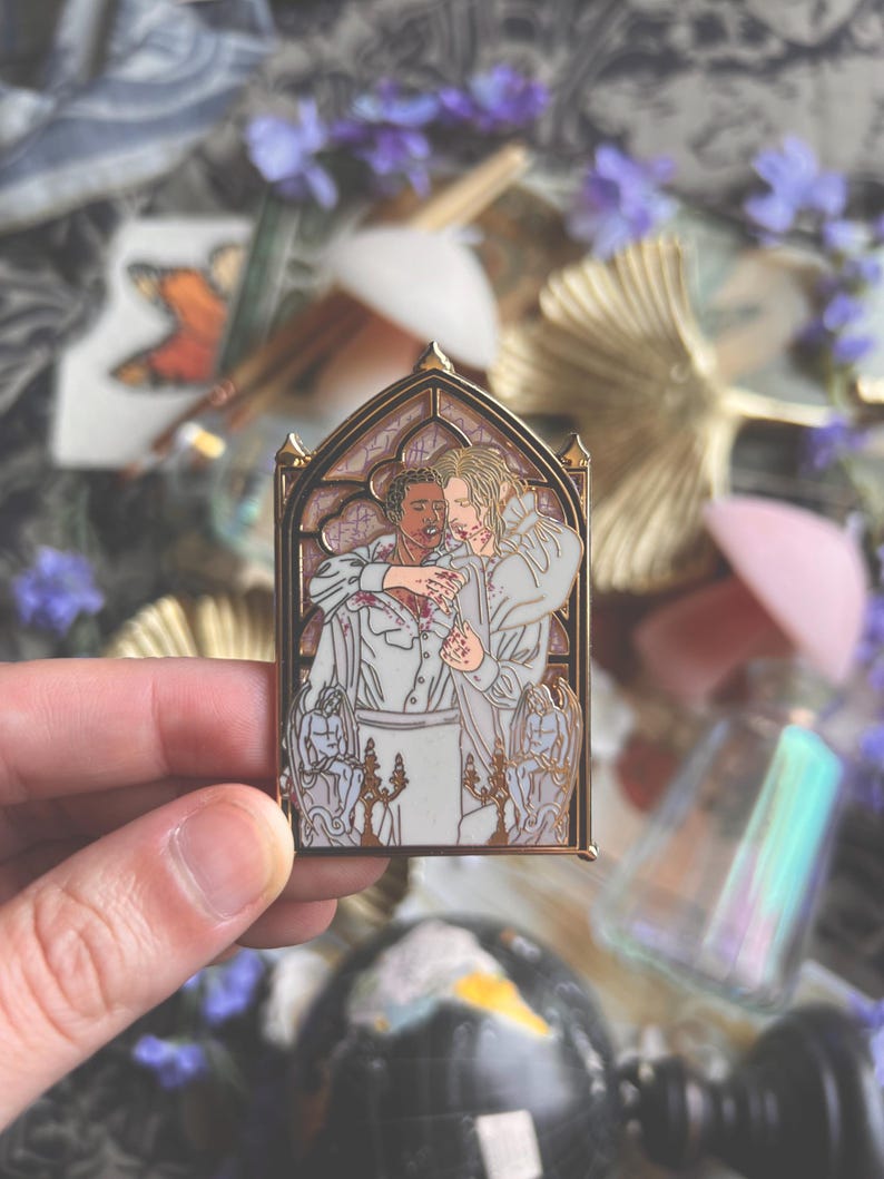 Spooky Couple Pins (purple & White) - Etsy