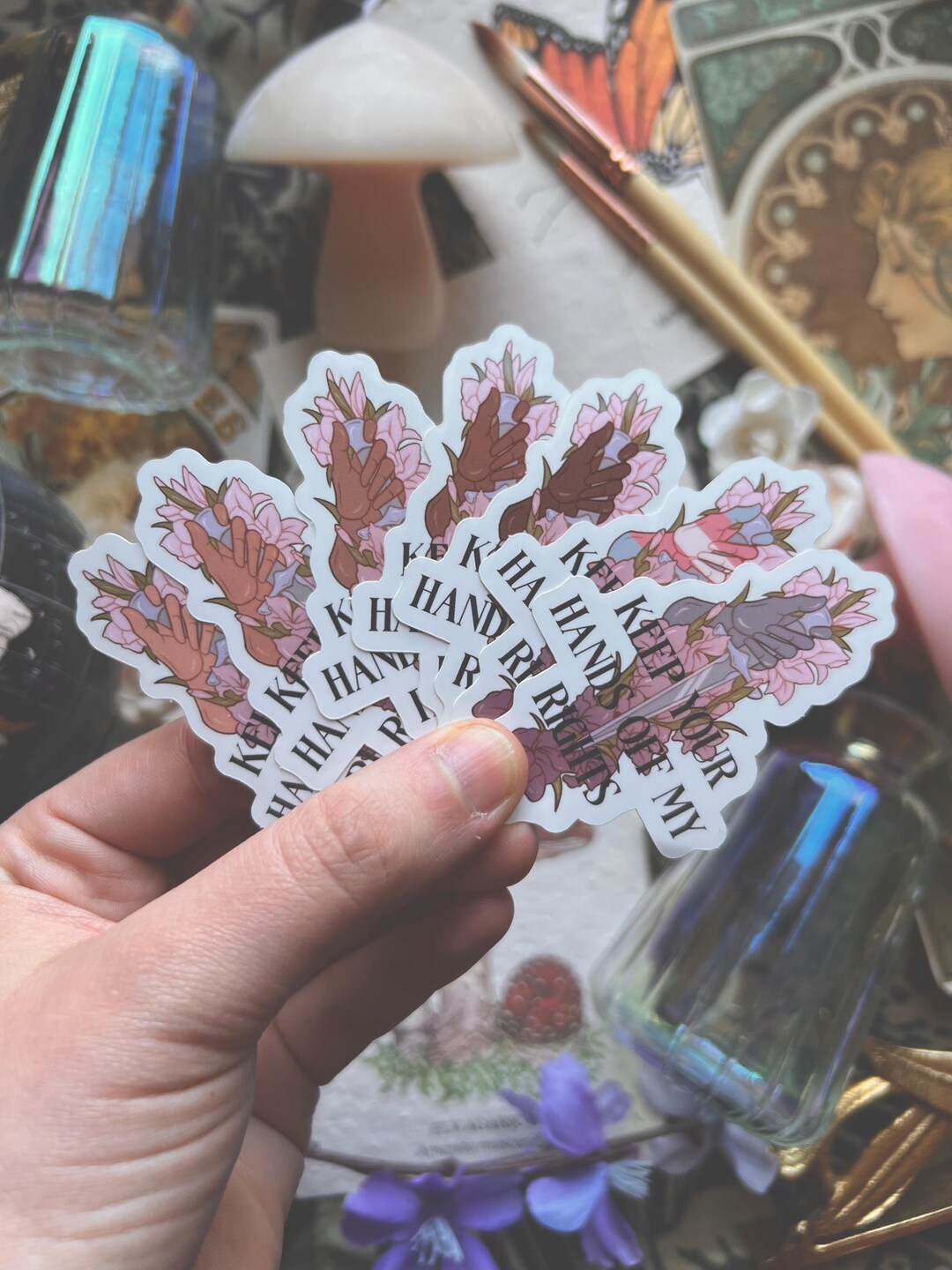 Keep Your Hands off My Rights Sticker - Etsy