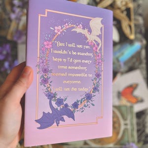 Fourth Wing Rose Gold Dust Jacket - Etsy