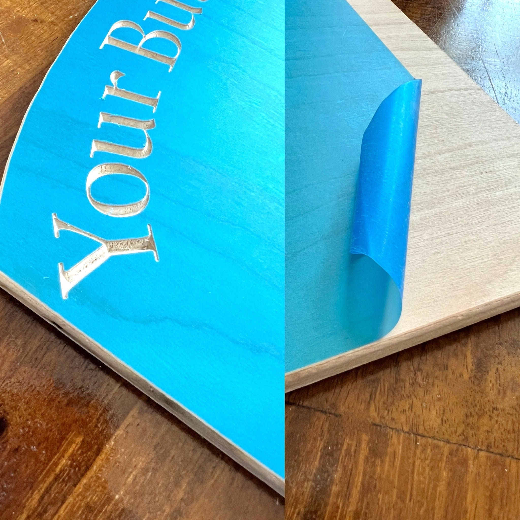 3-tier 22 Curved Display Stand With Sign, Engraving Available. - Etsy