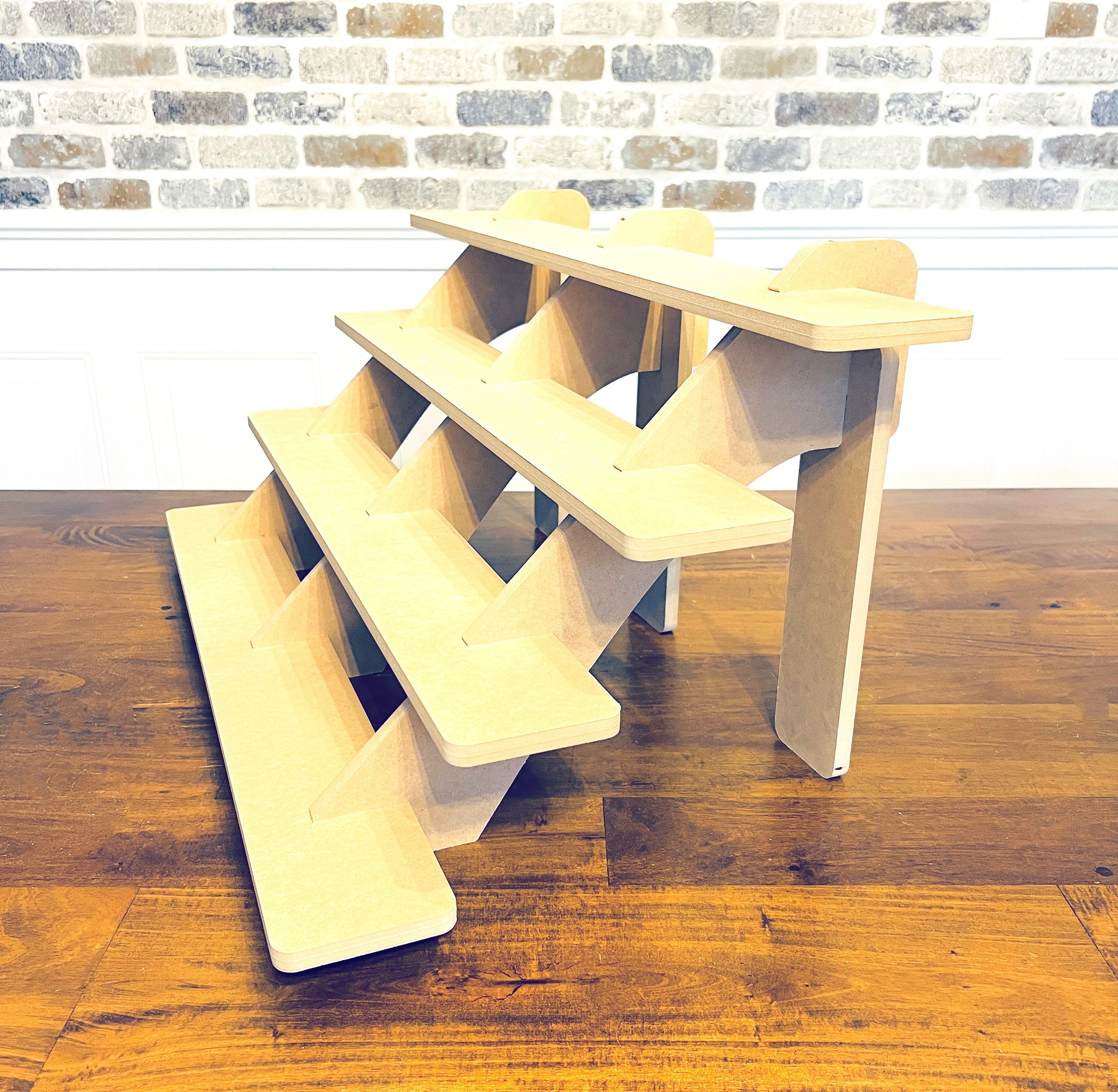 4 Tier 30 MDF Wood Display Stand - Etsy