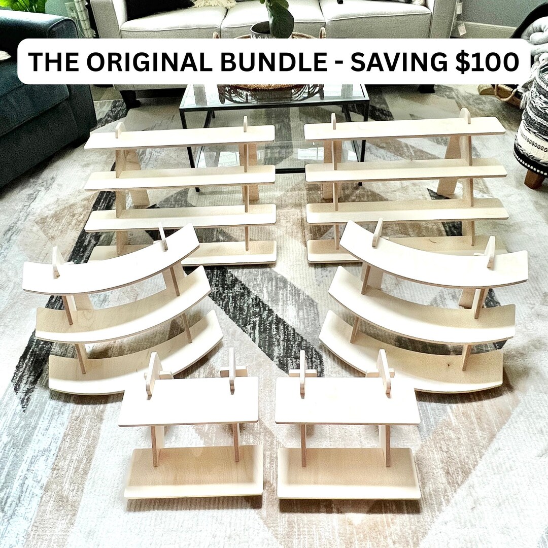 Original Market Bundle, 4-tier Display, 3-tier Display, Craft Show ...