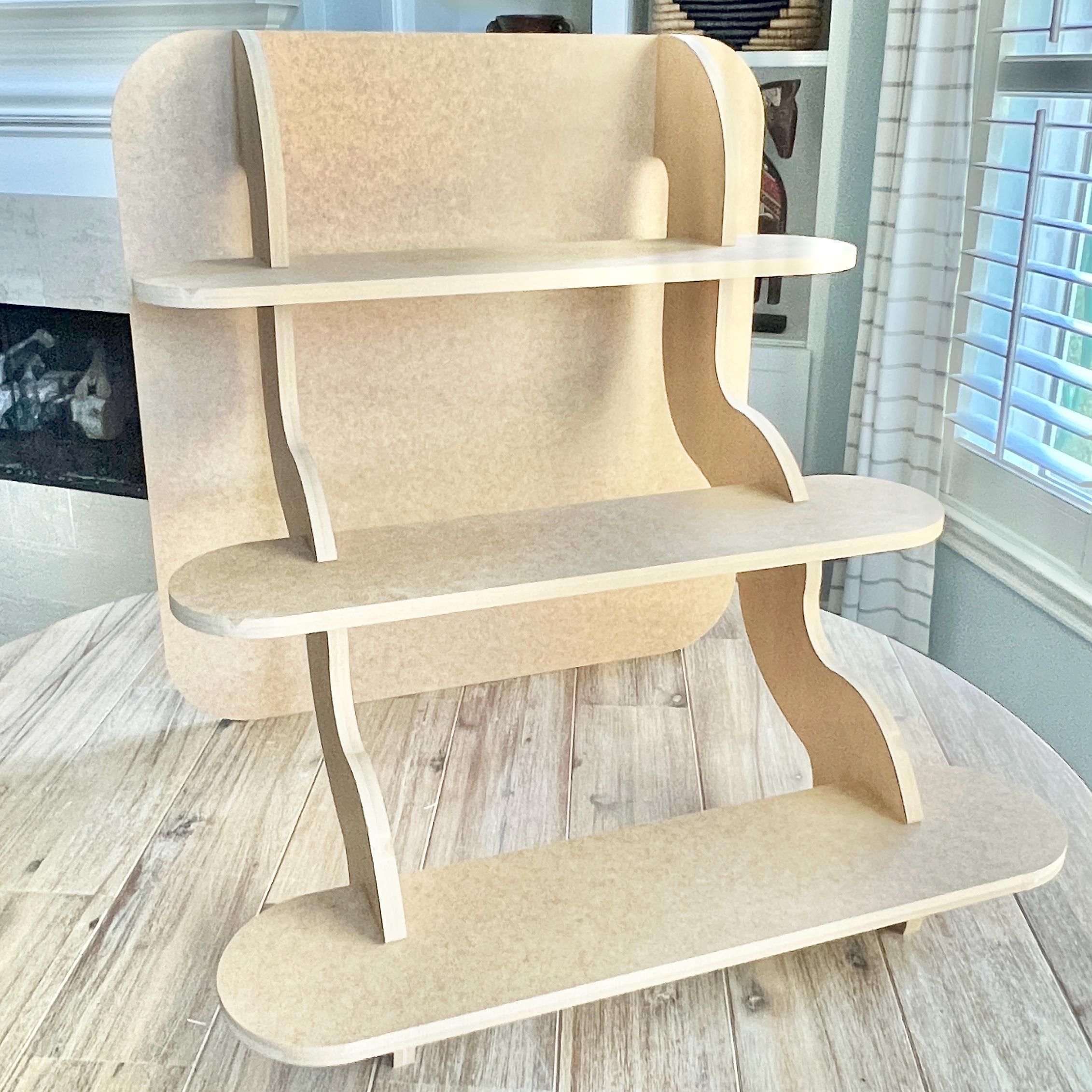 3-tier HDF Display Stand: Collapsible Tabletop Stand for Craft Show - Etsy