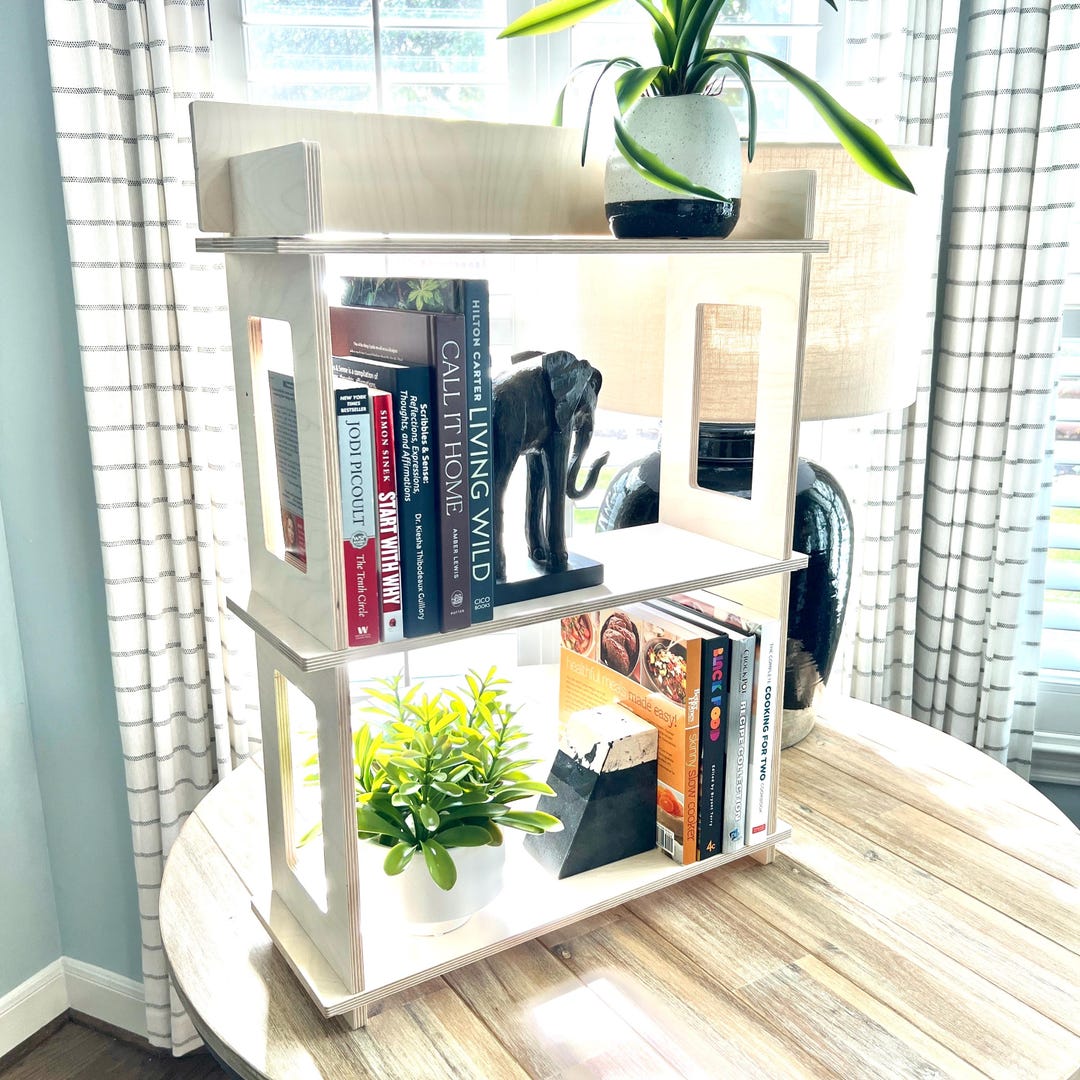 Wood Bookcase, Product Display Rack, Wood Display, 3-tier Display ...