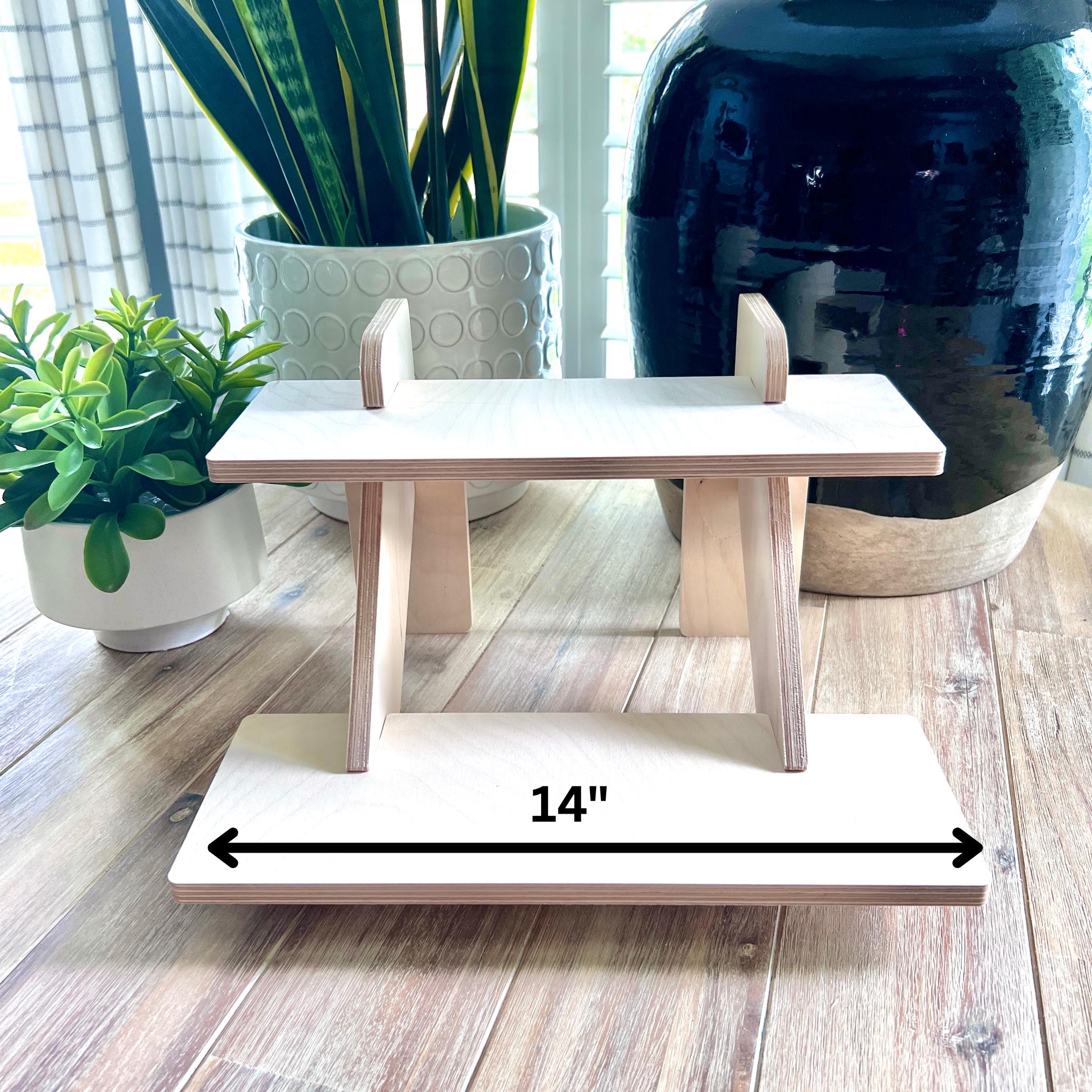 2-tier Baltic Birch Wood Display: Craft Show Vendor Shelves - Etsy