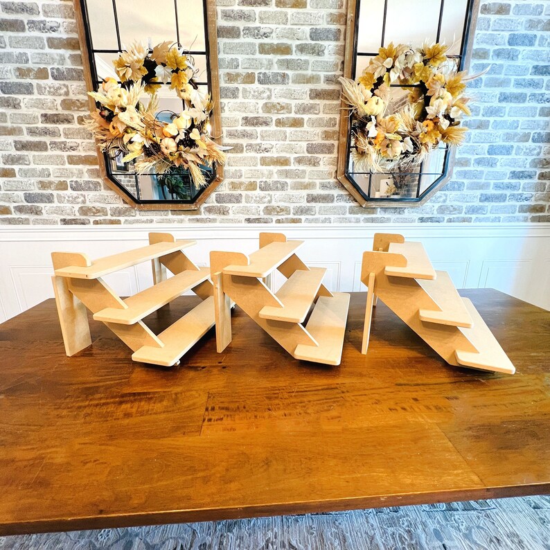 3-tier 21.5 Display Stand MDF Multiple Display Stands - Etsy