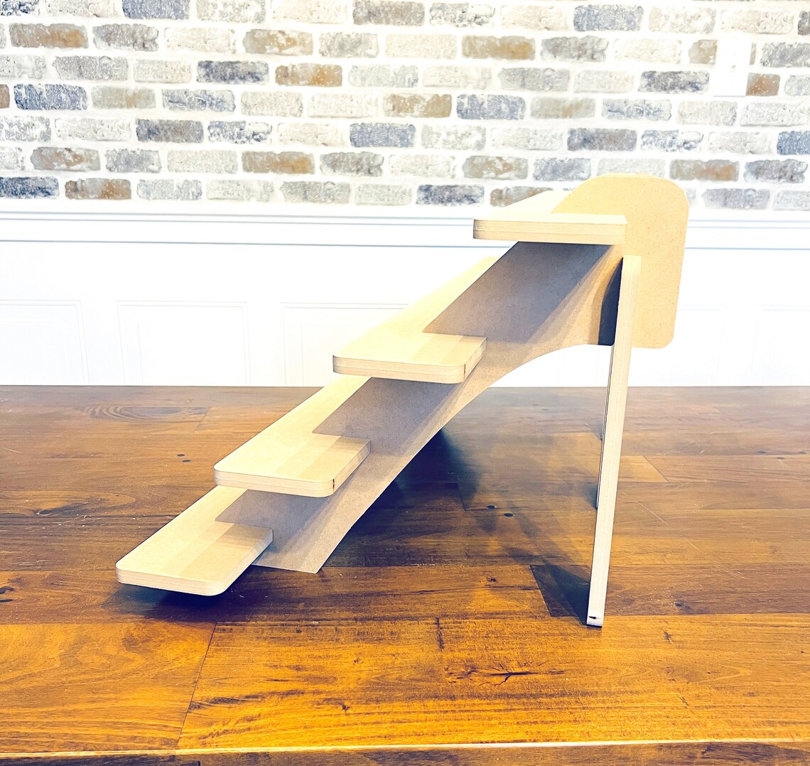 4 Tier 30 MDF Wood Display Stand - Etsy