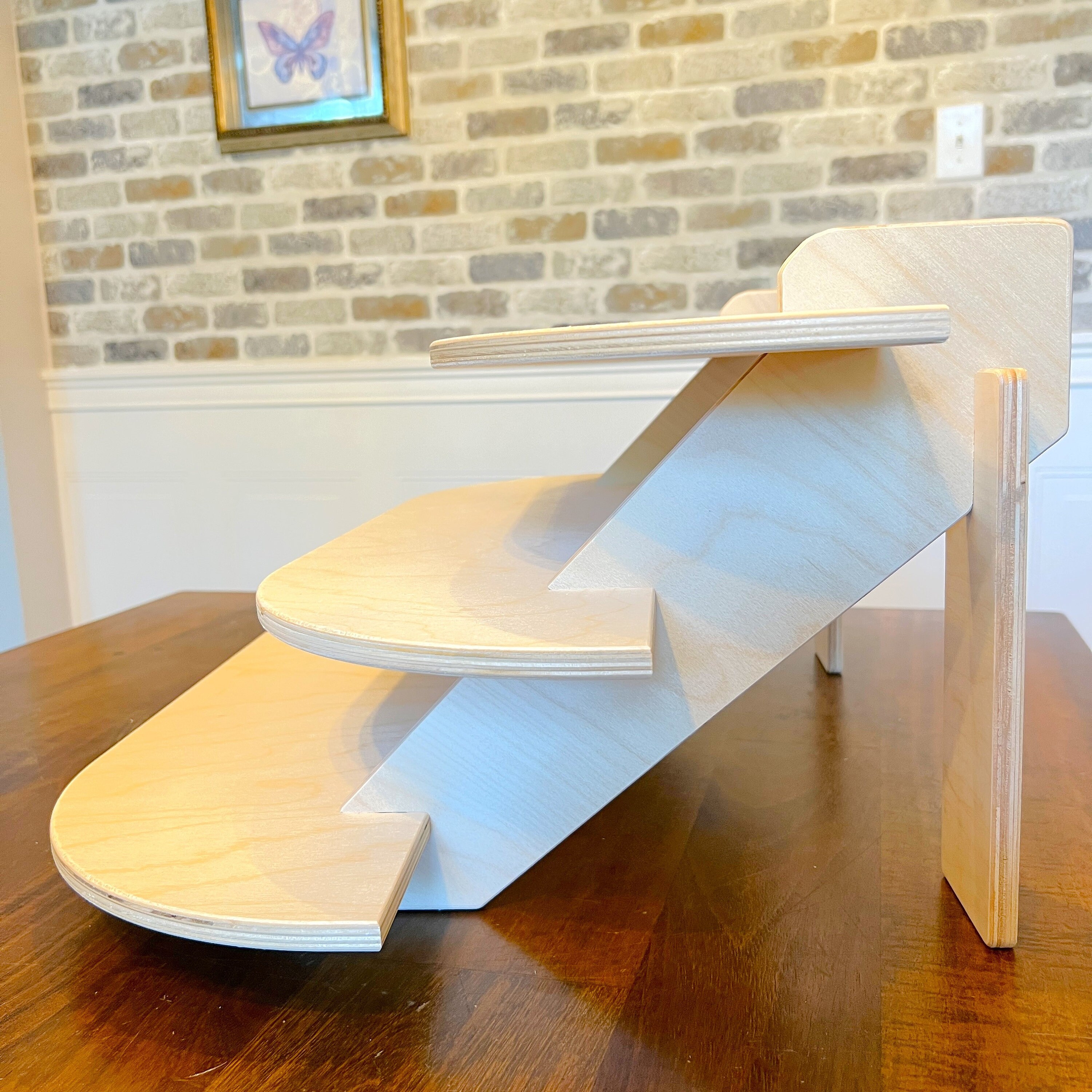 3-tier 25 Curved Display Stand, Large Display Stand, Craft Show Display ...