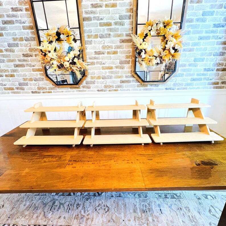 3-tier 21.5" Display Stand MDF, Multiple Display Stands, Affordable ...