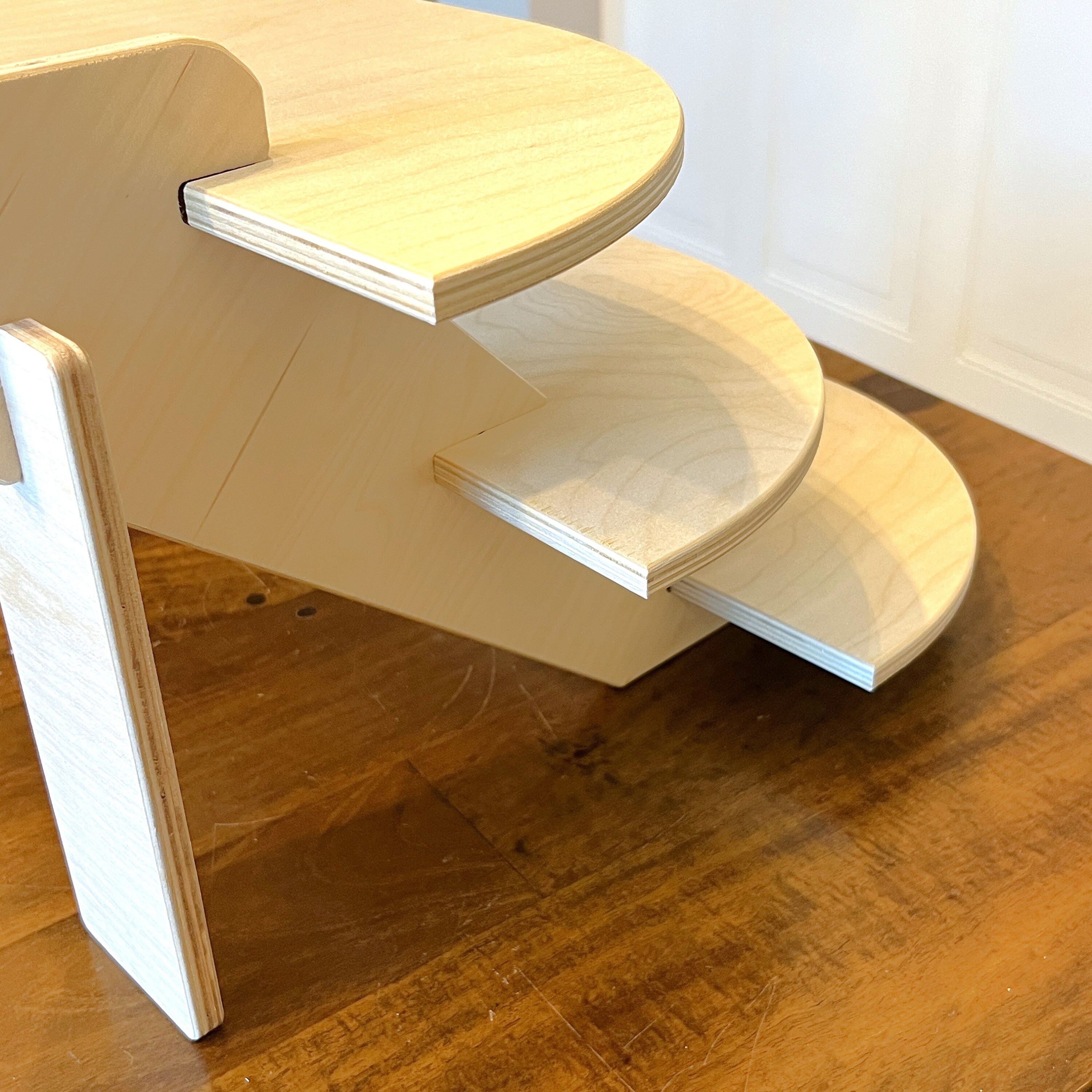 3-tier 25 Curved Display Stand, Large Display Stand, Craft Show Display ...