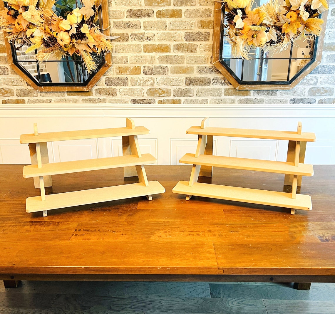 3-tier 21.5 Display Stand MDF Multiple Display Stands - Etsy