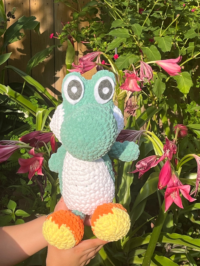 Custom Yoshi Inspired Plushie - Etsy