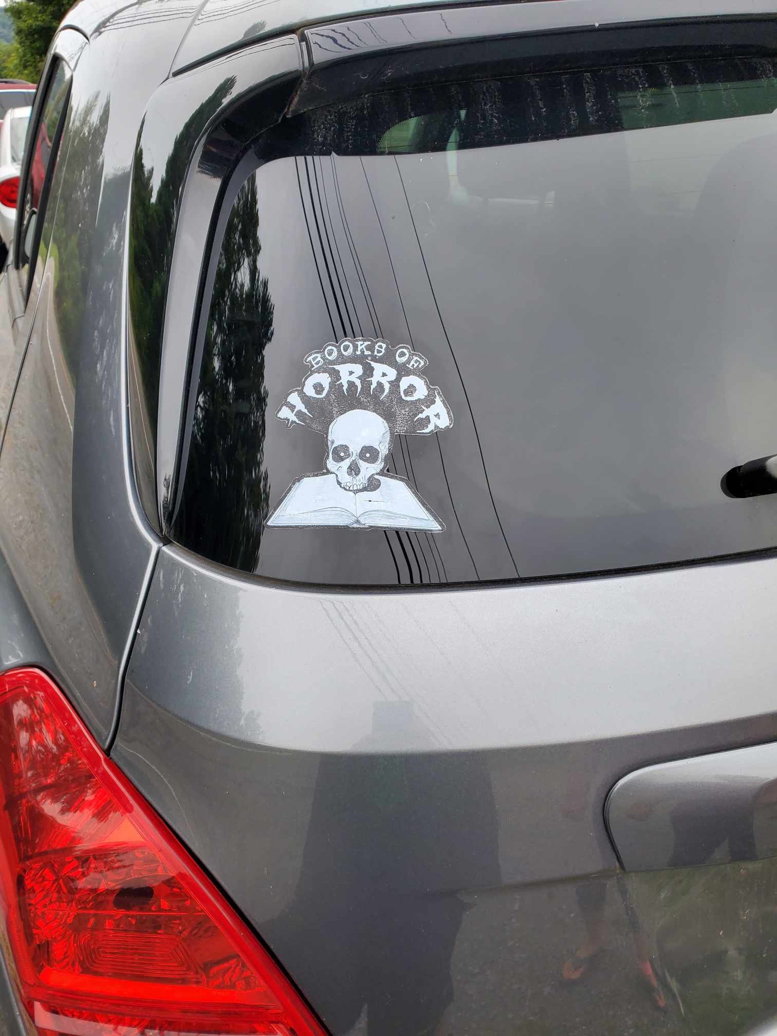 Books of Horror Decal Sticker & Bookmark - Etsy