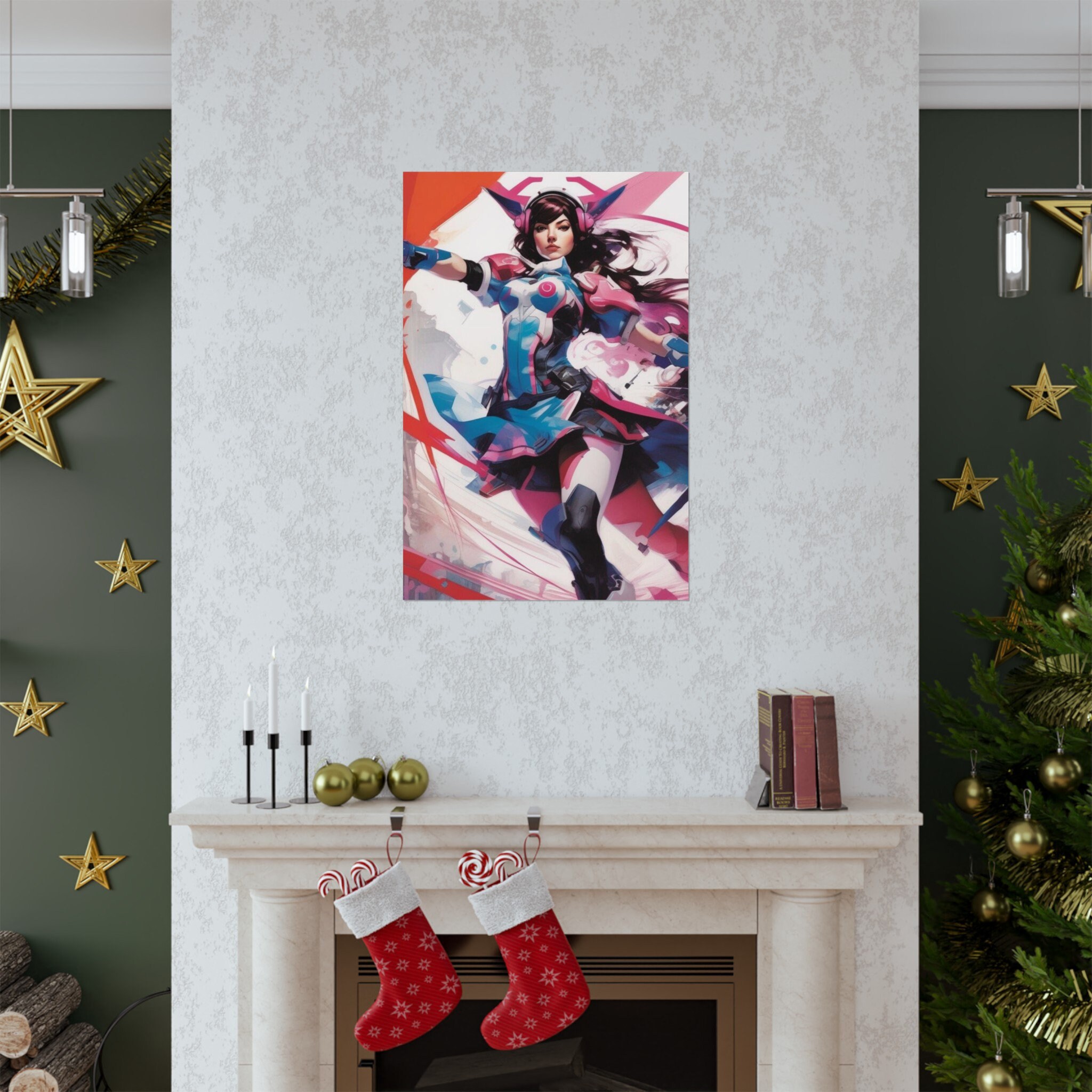 Overwatch D.VA Concept Posing Poster - Ultimate Gamer's Collectible ...