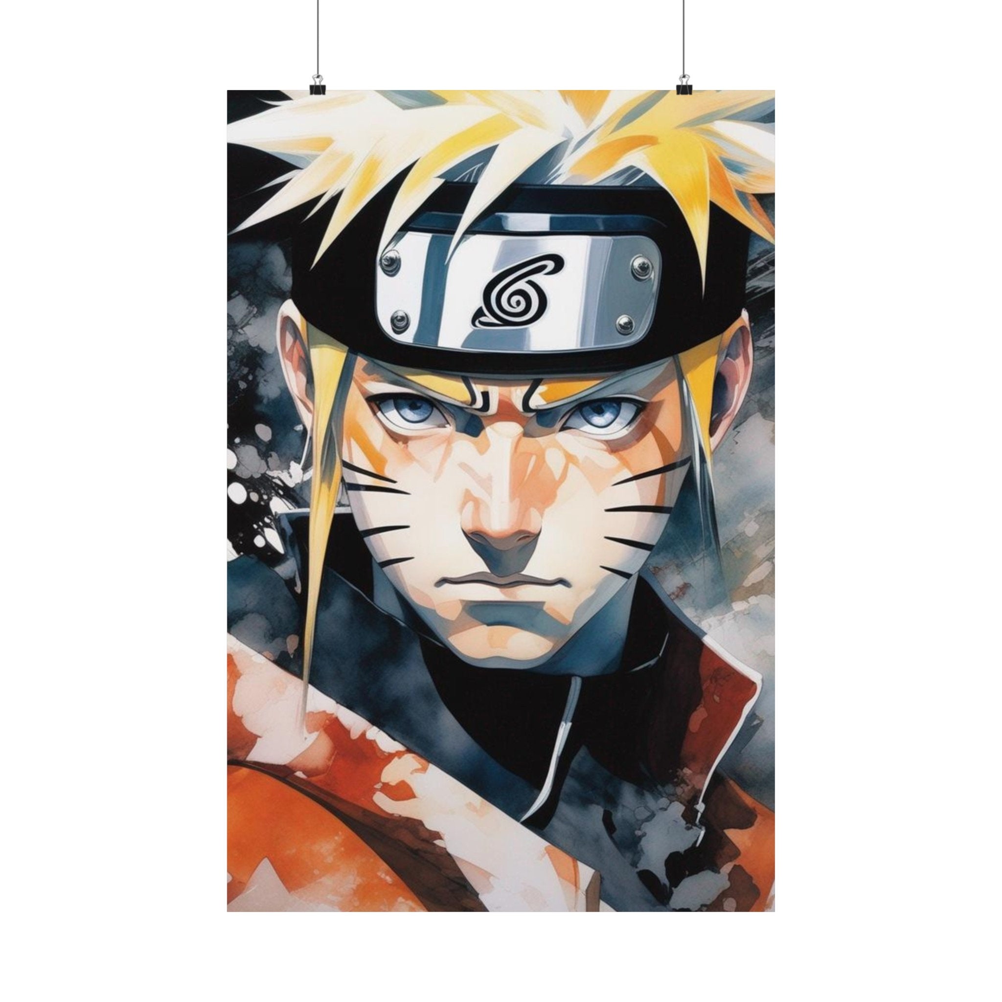 Dynamic Naruto Uzumaki Poster - Bold Anime Wall Art - Vibrant Ninja ...