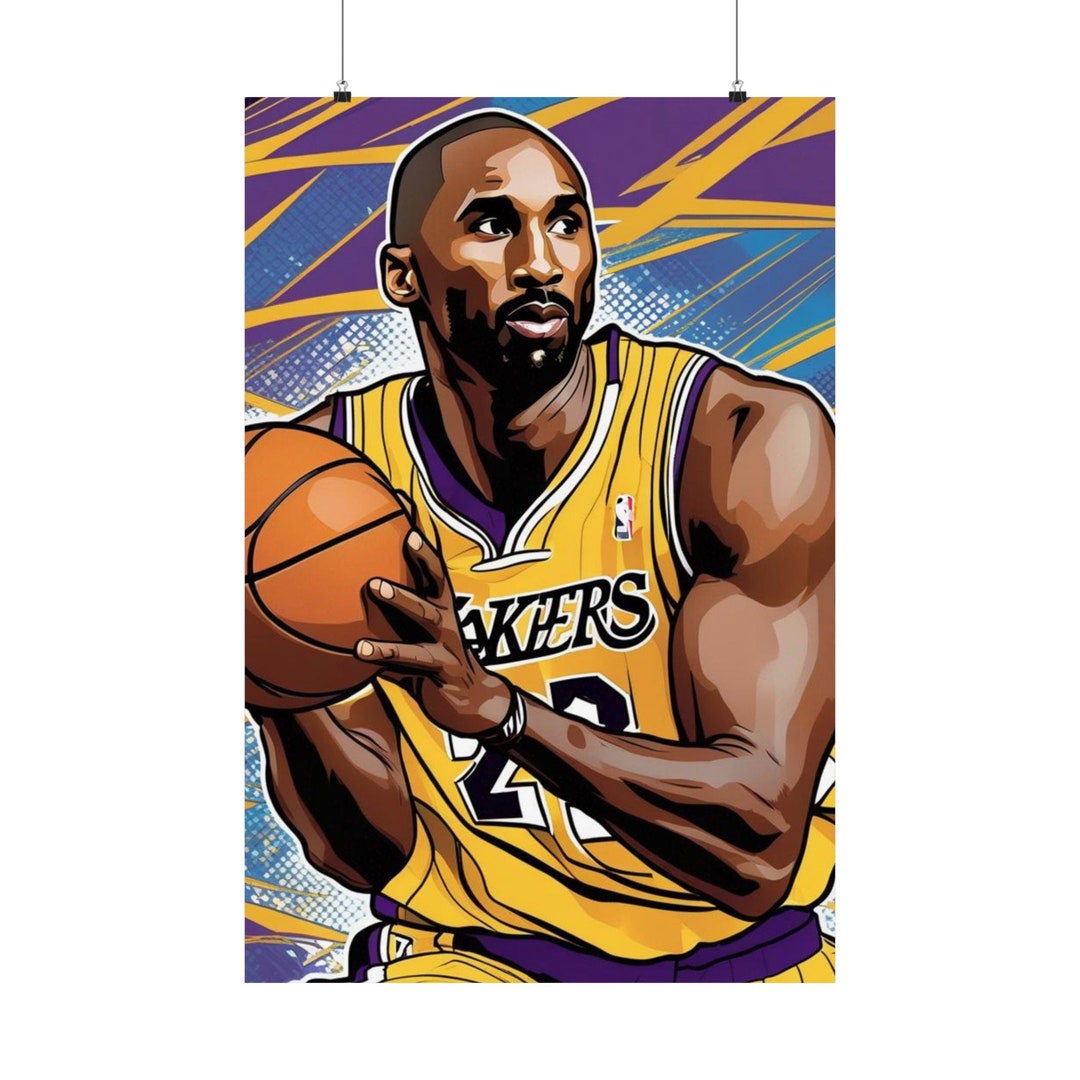 Kobe Bryant Inspirational Poster - the Black Mamba Tribute Art - Lakers ...
