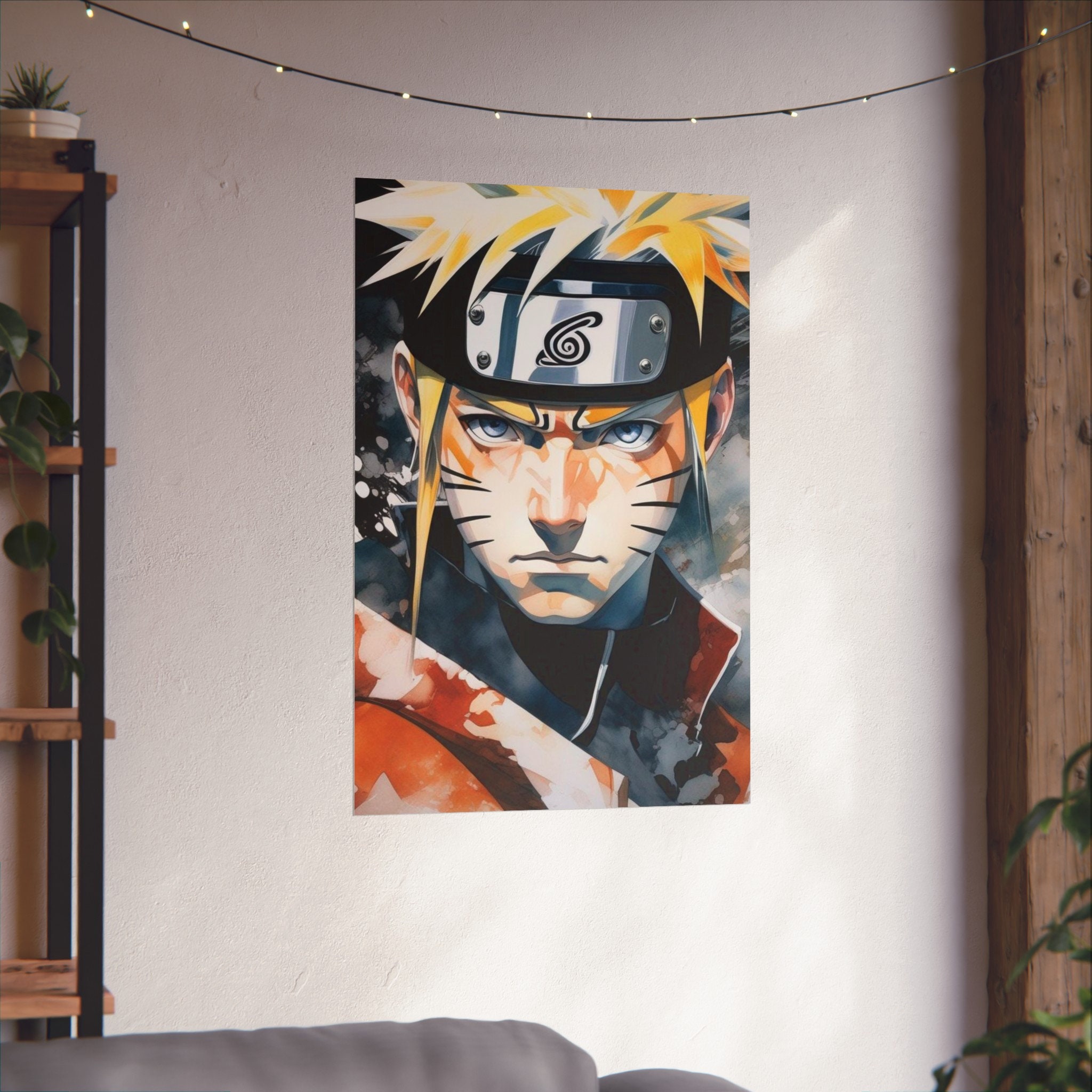 Dynamic Naruto Uzumaki Poster - Bold Anime Wall Art - Vibrant Ninja ...