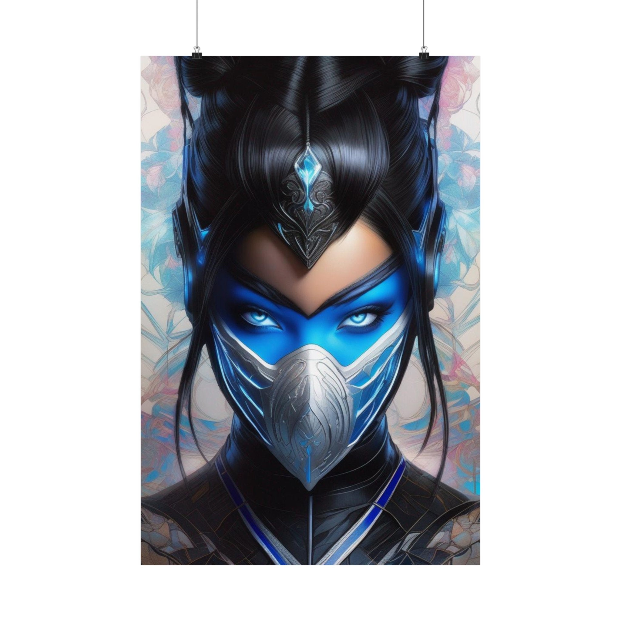 Kitana Mortal Kombat Concept Art Poster - Majestic Warrior Princess ...