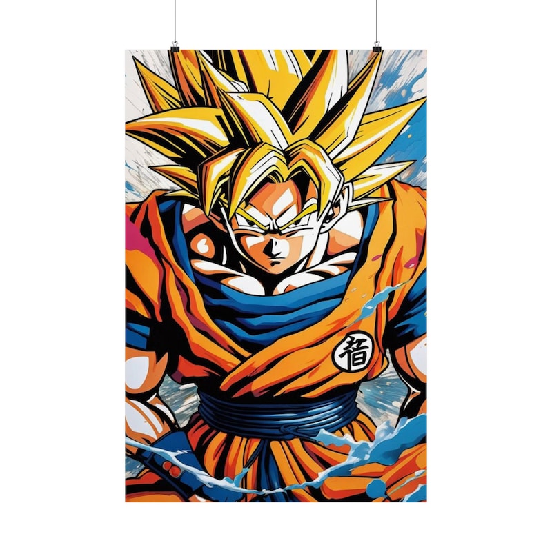 Dragon Ball Goku Poster - Etsy