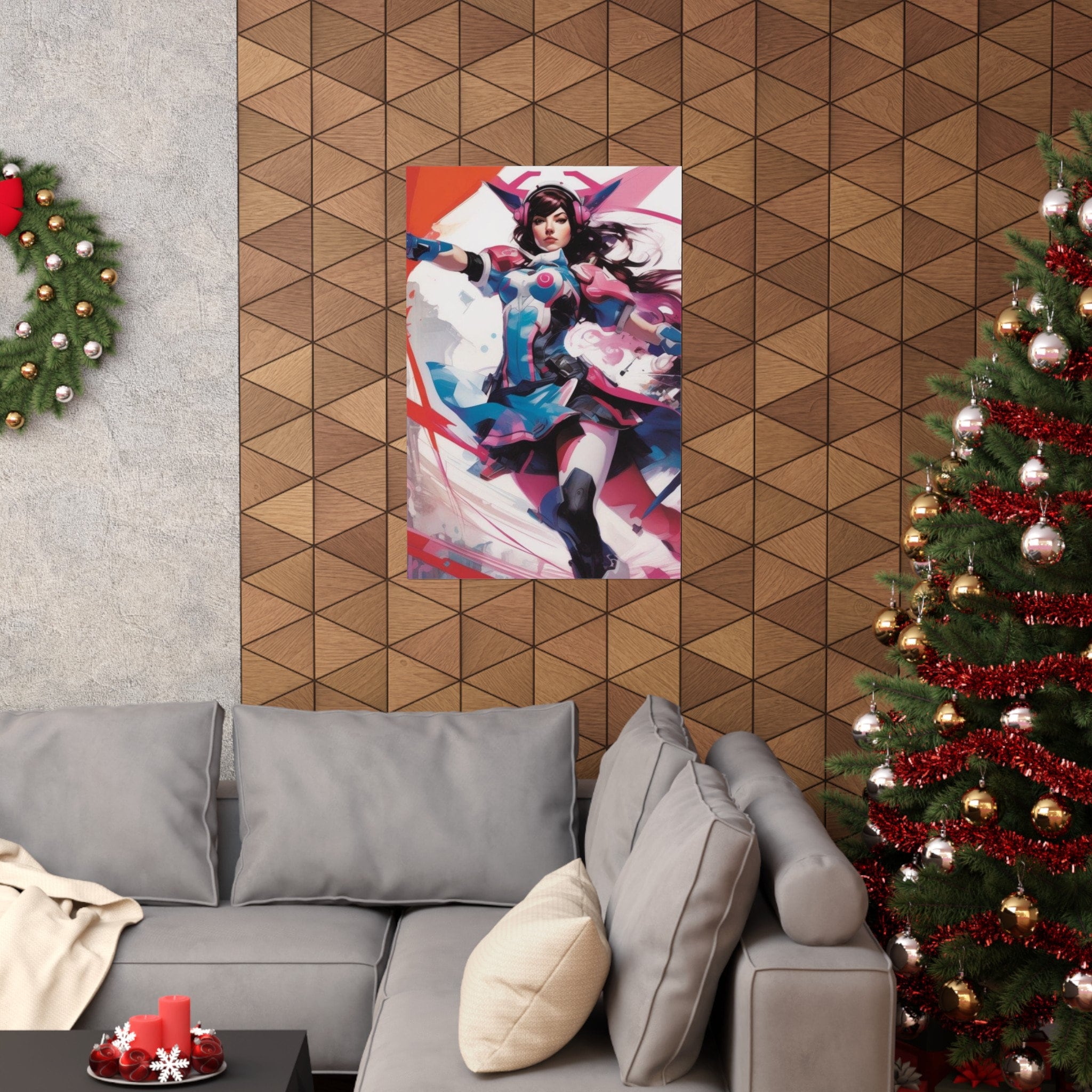 Overwatch D.VA Concept Posing Poster - Ultimate Gamer's Collectible ...