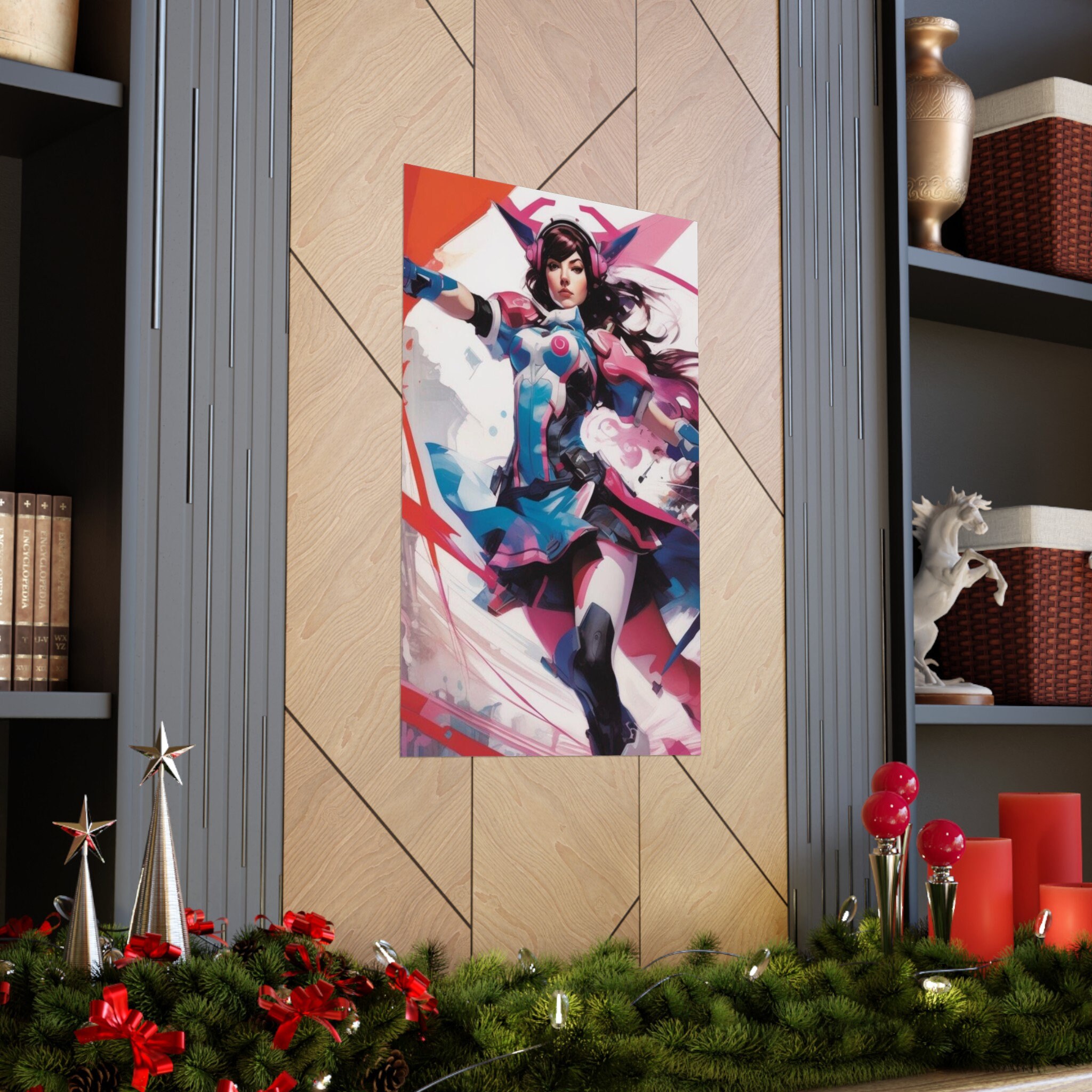 Overwatch D.VA Concept Posing Poster - Ultimate Gamer's Collectible ...