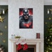 Red Eye Batman Poster - Striking Superhero Wall Art - Gothic Vigilante ...