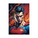 Iconic Superman Headshot - Legendary Hero Portrait Wall Art Photo Print ...