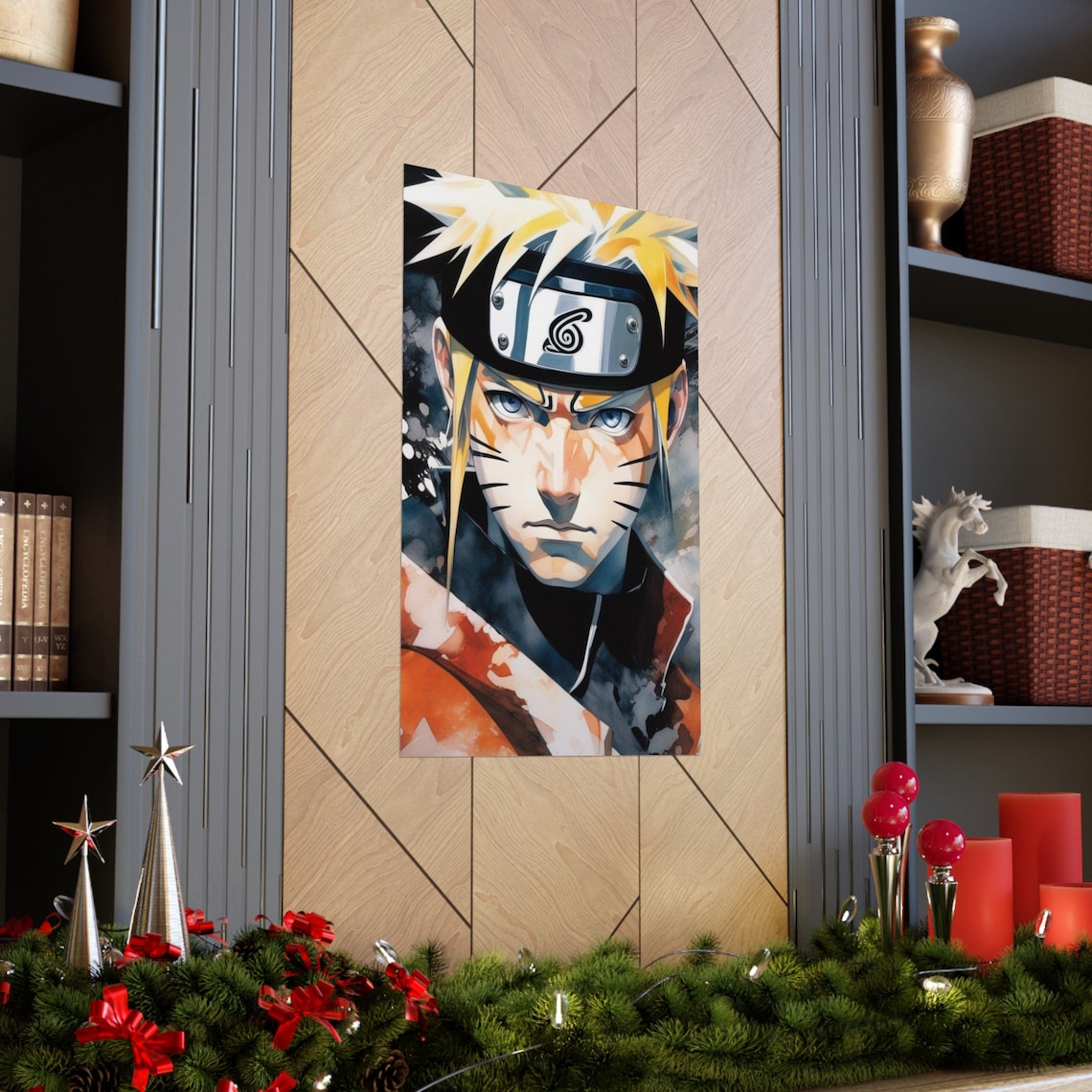 Dynamic Naruto Uzumaki Poster - Bold Anime Wall Art - Vibrant Ninja ...
