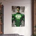 Vibrant Green Lantern Hal Jordan Poster - Unique Superhero Wall Art ...